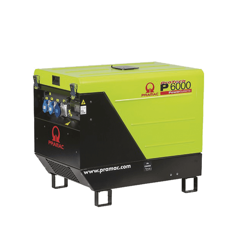 Groupe électrogène Pramac P6000 - 400V 50HZ - Colorland