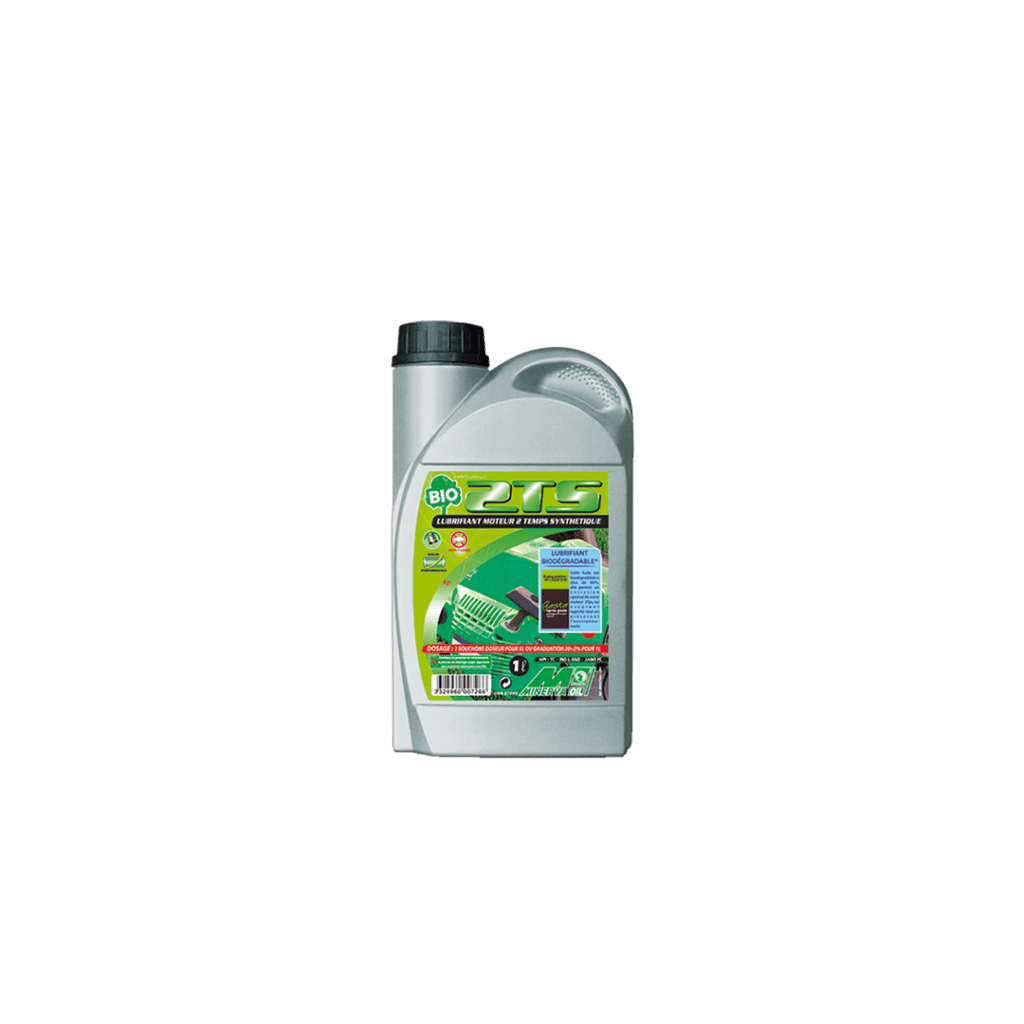 Lubrifiant synthétique MINERVA BIO pour moteur 2 temps - Colorland